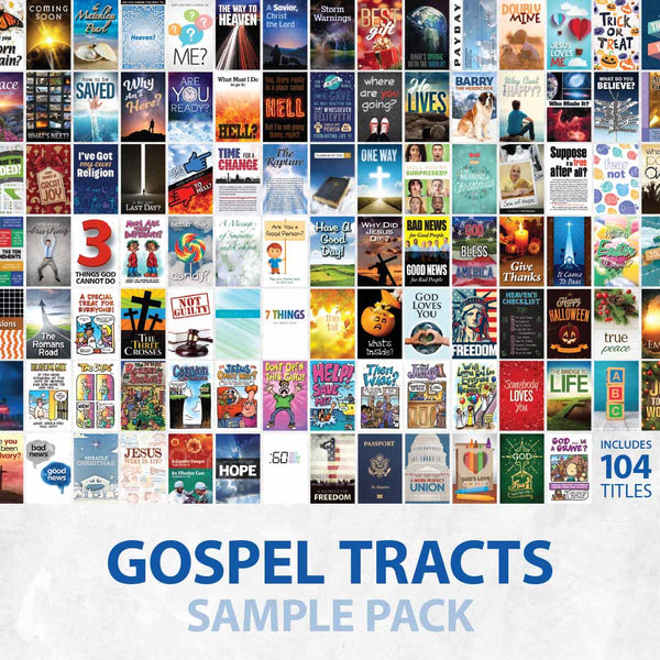 Gospel Tracts Sample Pack – Moments With The Book