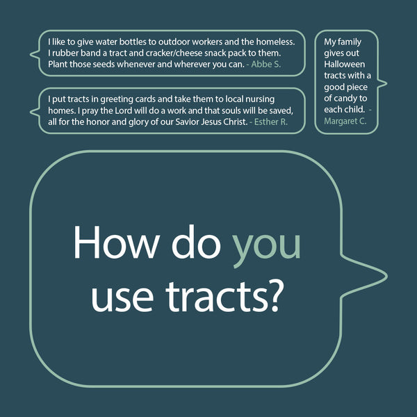 Ideas for using tracts – Moments With The Book