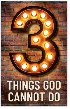 Gospel Tract – 3 Things God Cannot Do – Moments With The Book
