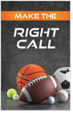 Gospel Tract – Make The Right Call – Moments With The Book