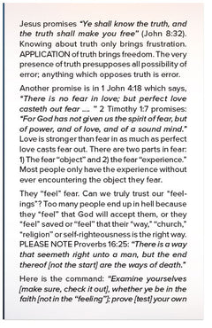 Feelings VS Faith – Moments With The Book