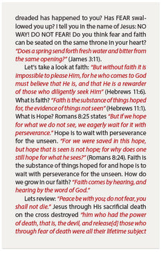 Jesus vs. Fear (NKJV) – Moments With The Book
