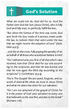 The Gospel of Jesus Christ: Man's Problem & God's Solution (KJV ...