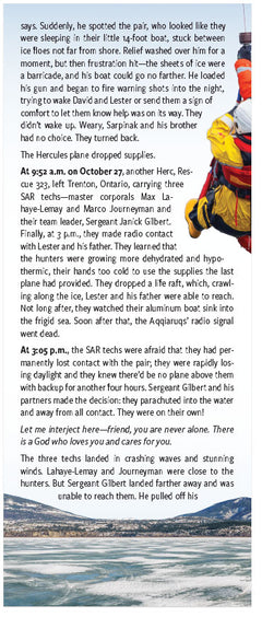 Two Amazing Rescues – Moments With The Book