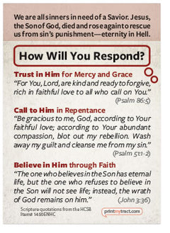 Jesus Is The Only Way (Special-Order Mini Tract) – Moments With The Book