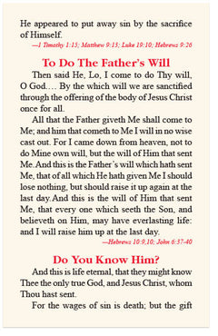 The Sent One (KJV) – Moments With The Book