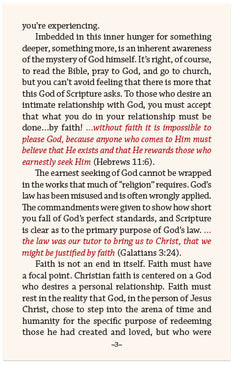 Basic Christianity Series #2: Faith – Moments With The Book