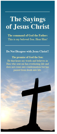 The Sayings of Jesus Christ – Moments With The Book