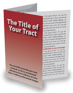 Custom Tract Design – Moments With The Book