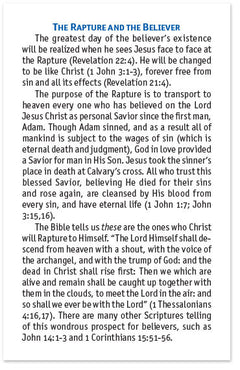 Gospel Tract – The Rapture – Moments With The Book